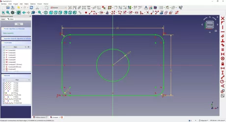 Postupci modeliranja geometrijskih tipskih oblika | FREECAD